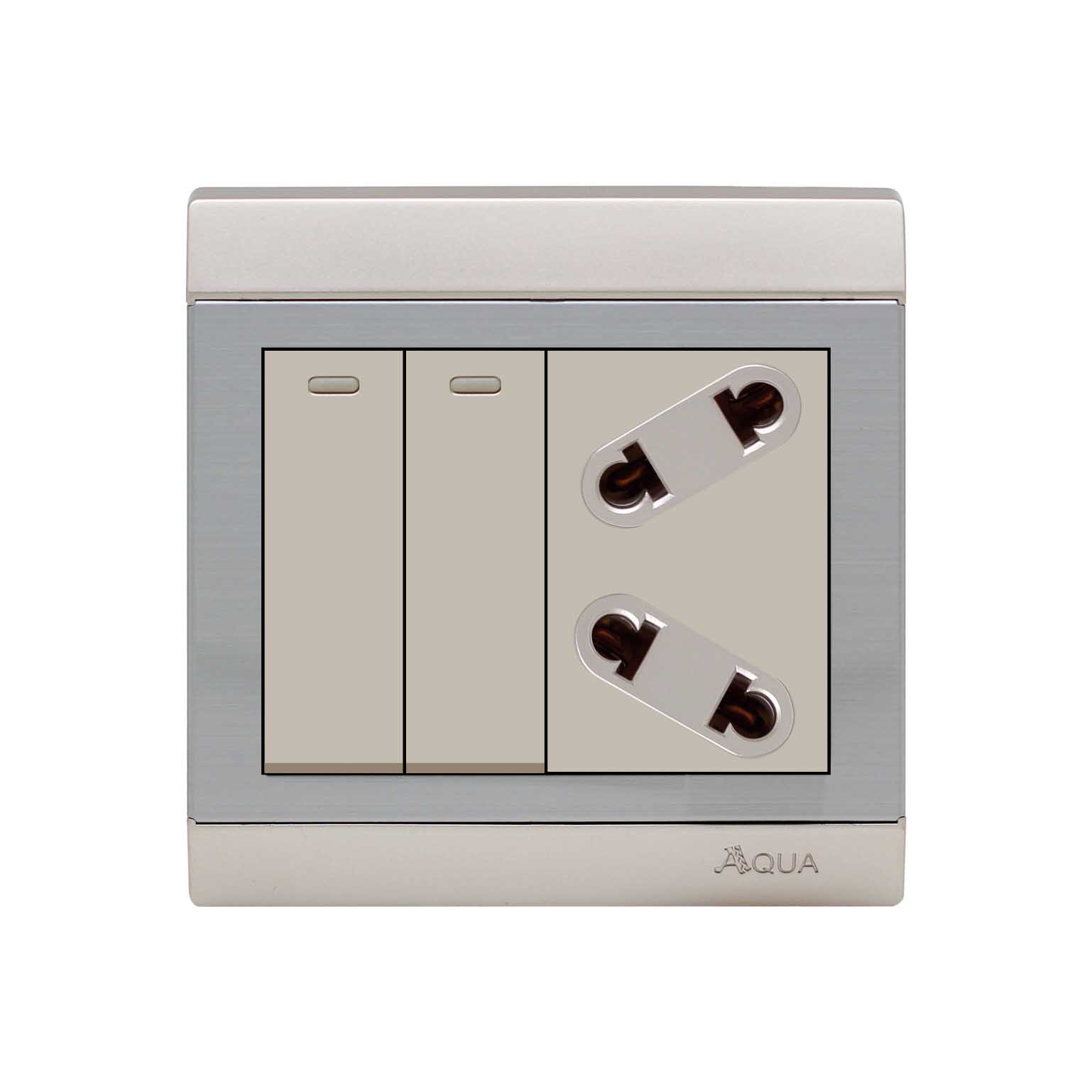 AQUA BRAVO 8 GANG SWITCH - Aqua Electrical Switches & Sockets