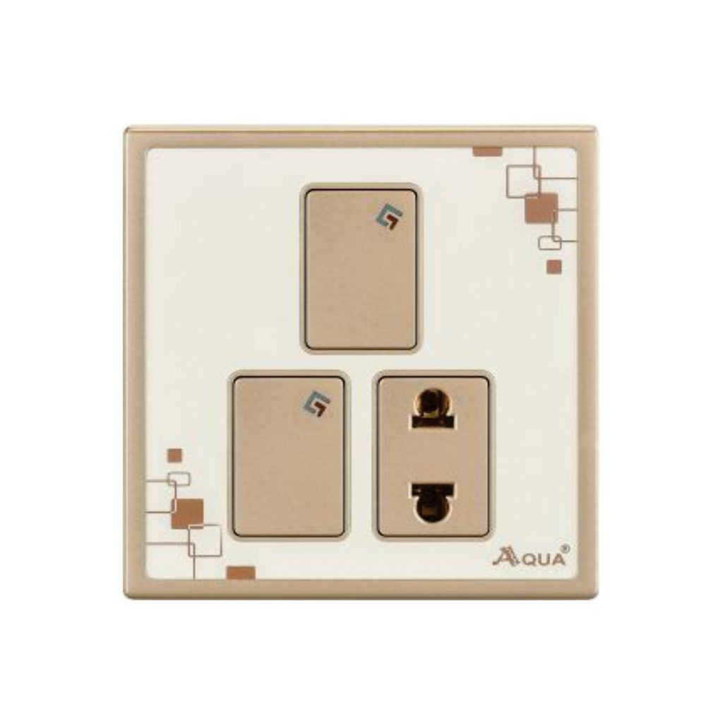 AQUA GLOW MULTI SWITCH SOCKET - Aqua Electrical Switches & Sockets