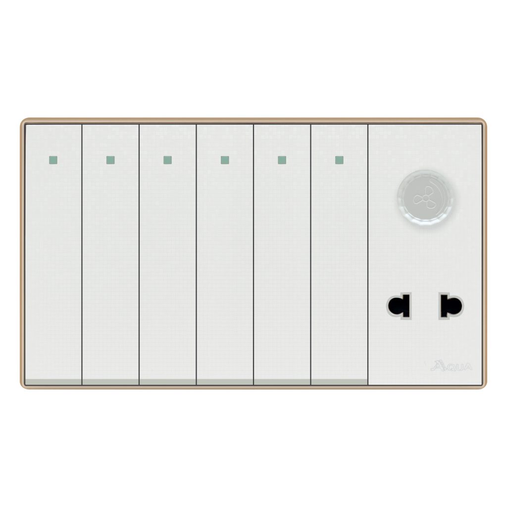 Panasonic 1G DP Switched Socket, 15A - Aqua Electrical