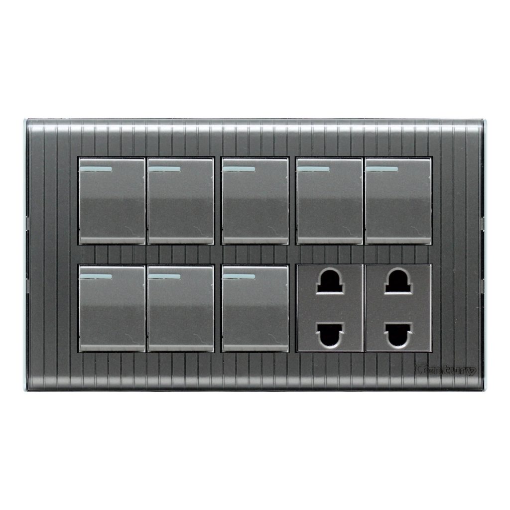 CENTURY CRYSTAL DOUBLE DATA SOCKET - Aqua Electrical Switches & Sockets