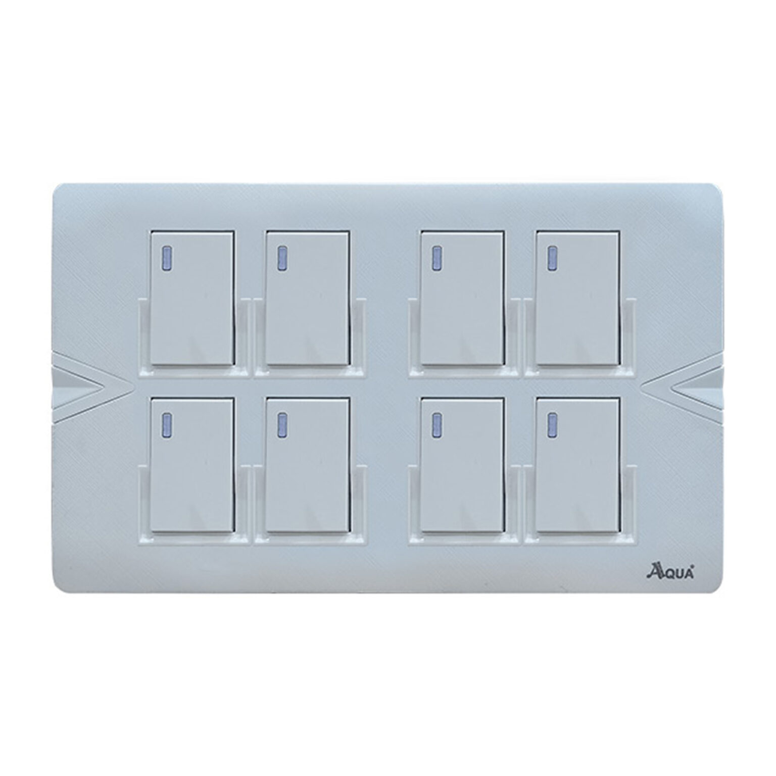 AQUA ARROW WHITE 8 GANG SWITCH – Aqua Electrical