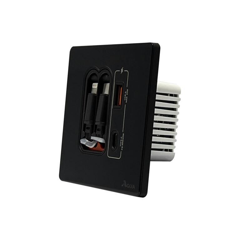 AQUA GLASS BLACK LEAD + TYPE-C – Aqua Electrical
