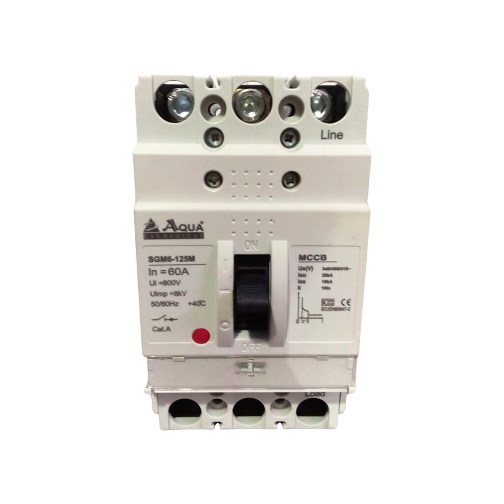 AQUA MCCB III POLE 60 Amp – Aqua Electrical