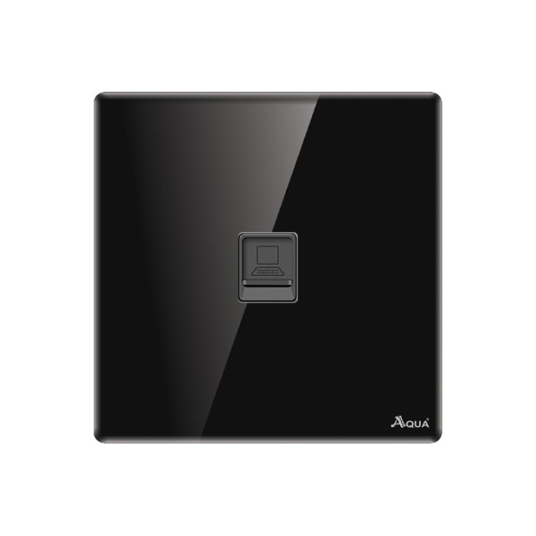 Aqua Quad black Series Data Single Socket – Aqua Electrical