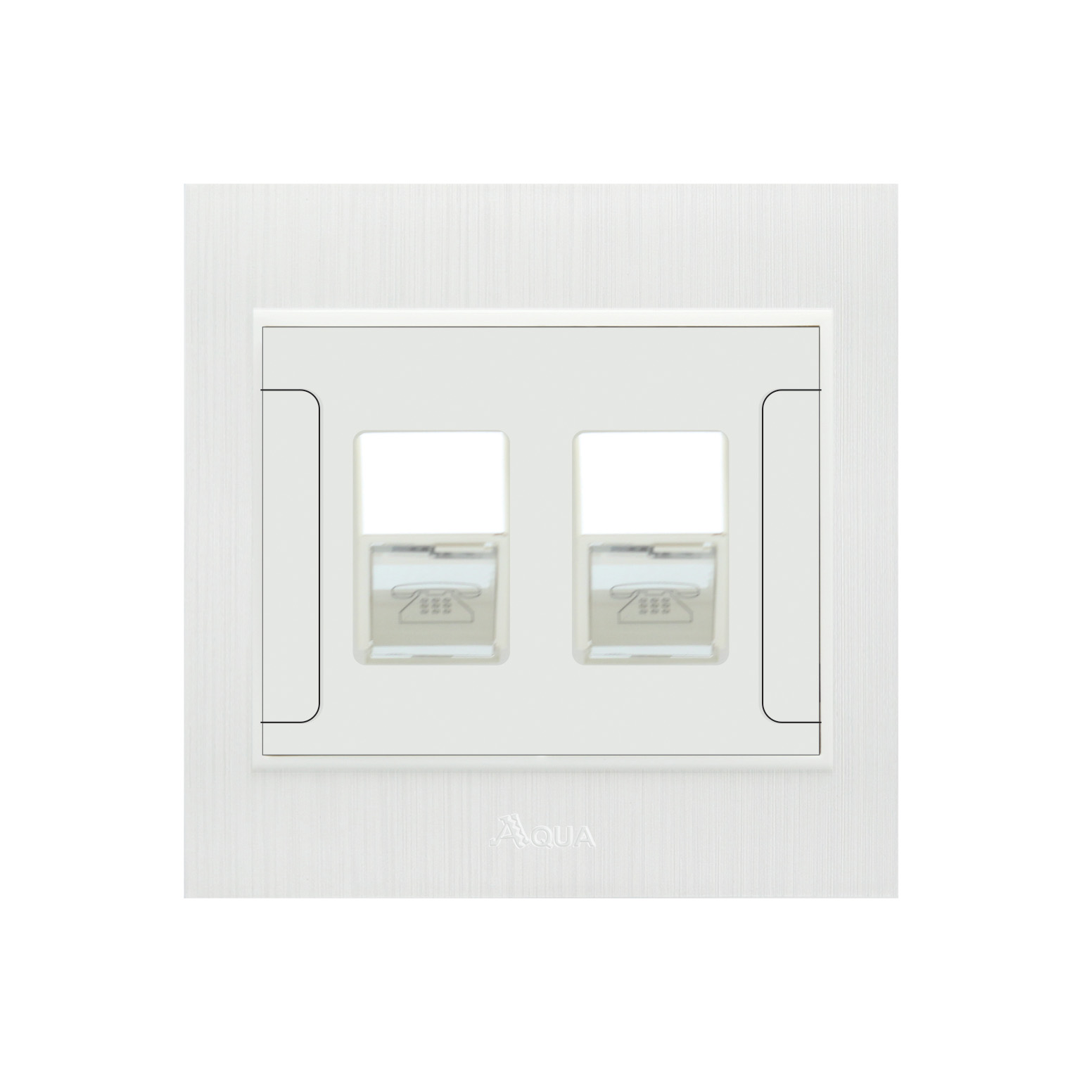 AQUA GLORY DOUBLE DATA SOCKET - Aqua Electrical Switches & Sockets