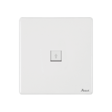 AQUA NEO SUPER WHITE SINGLE DATA SOCKET - Aqua Electrical